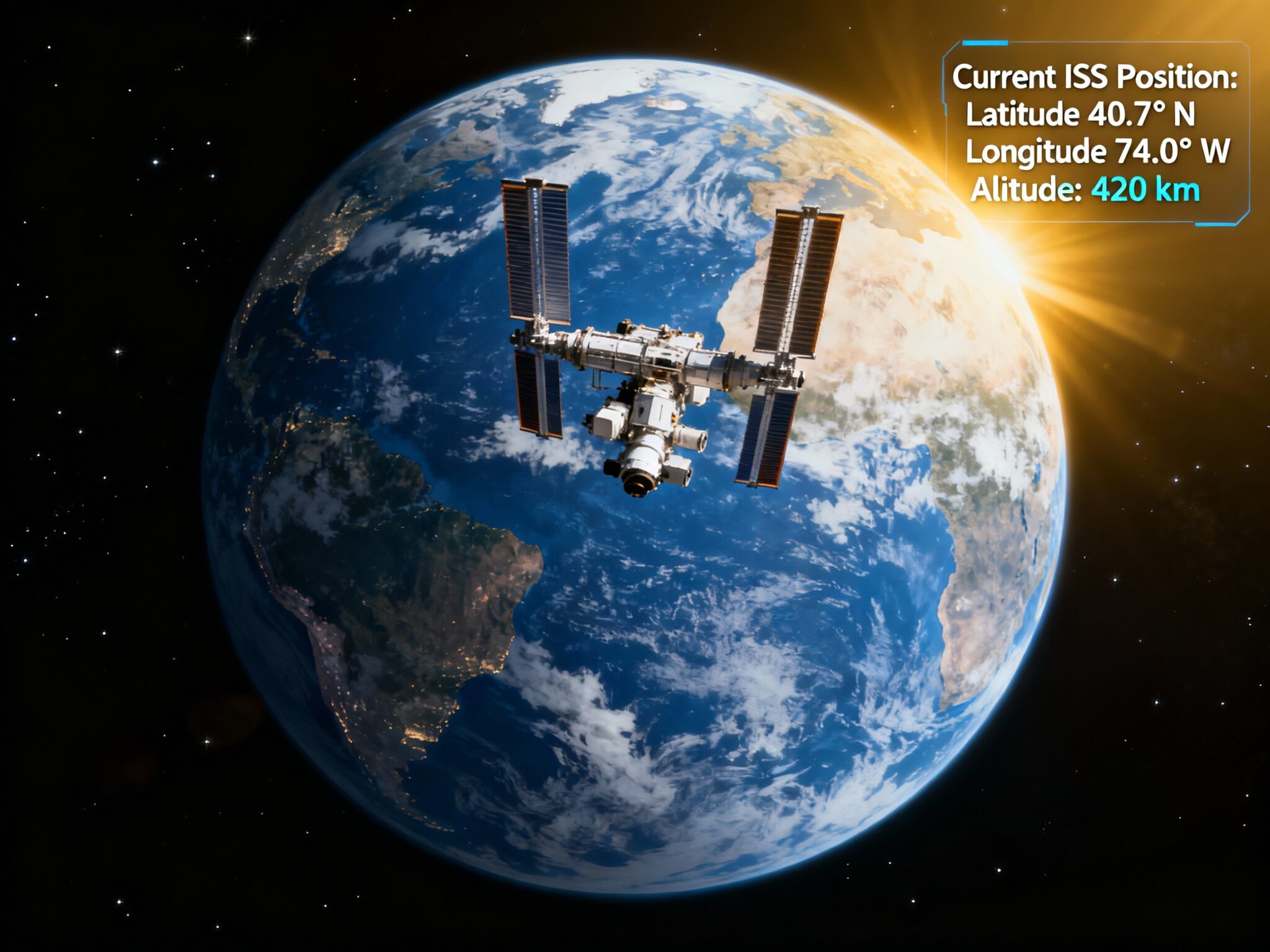 ISS Live Location Tiangong Satellite Tracker - TagBuilder Space Live